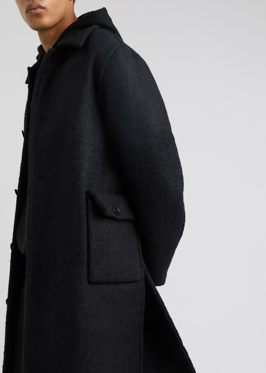 Givenchy Wool-blend Coat Dark Blue Givenchy