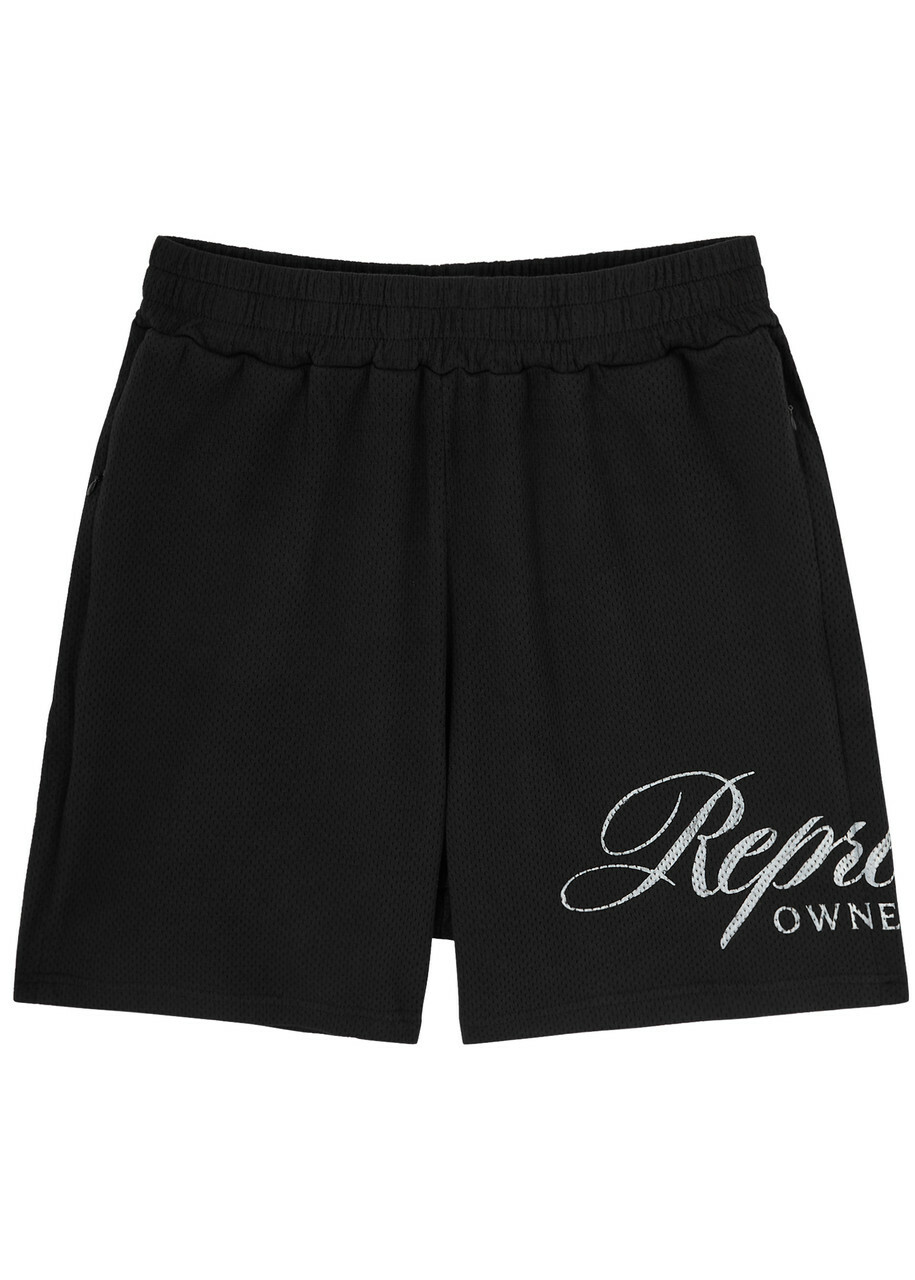 Represent Owners' Club Cotton-mesh Shorts Black Represent