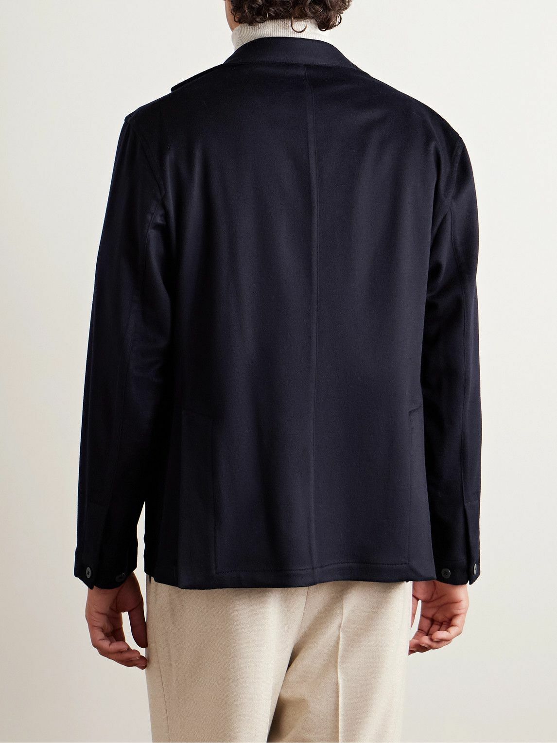 Stòffa - Cashmere Blazer - Blue STÒFFA