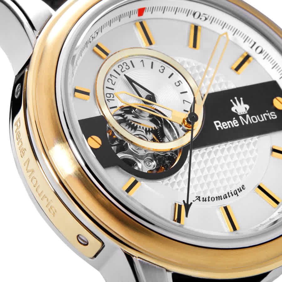 Rene Mouris ORION Automatic White Dial Mens Watch 70101RM4 Rene Mouris