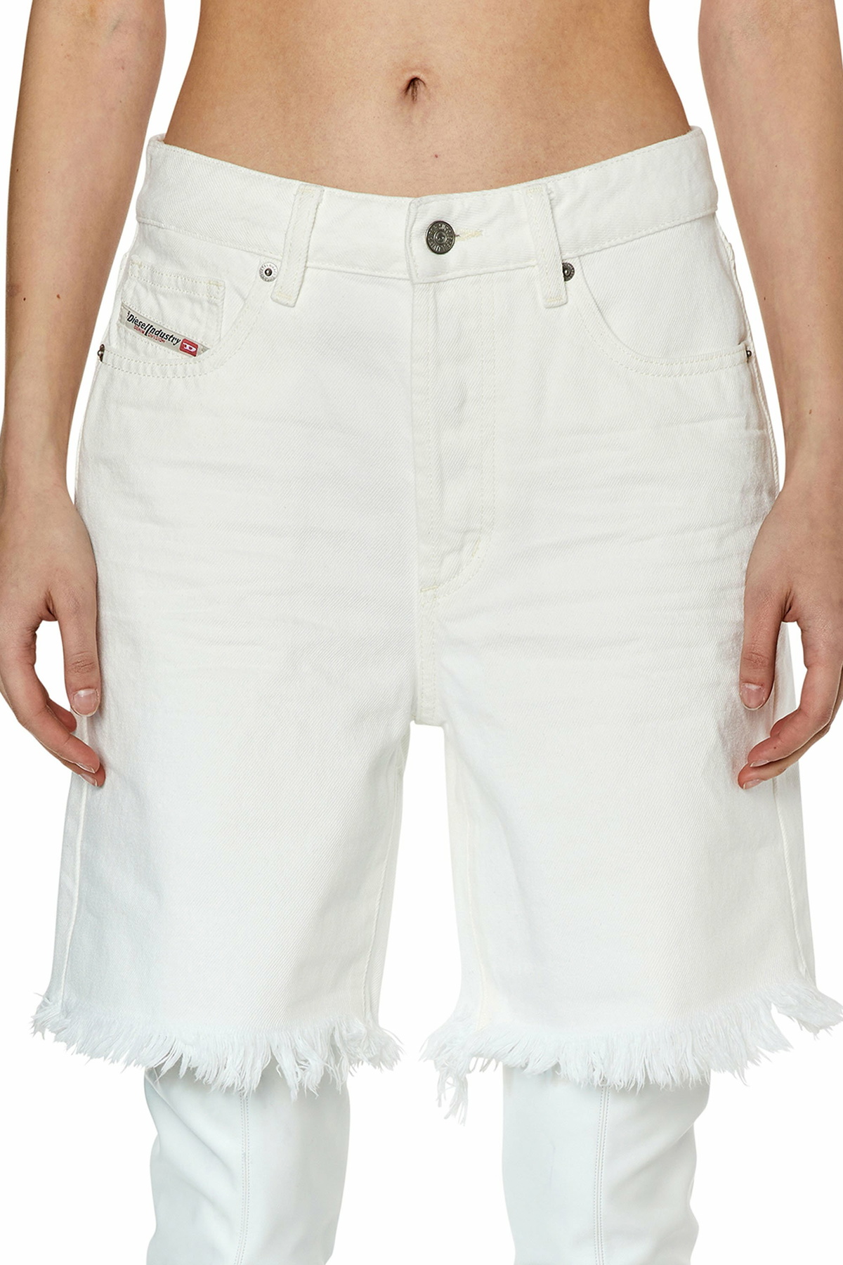 Diesel Denim shorts - Shorts Womens in White Diesel