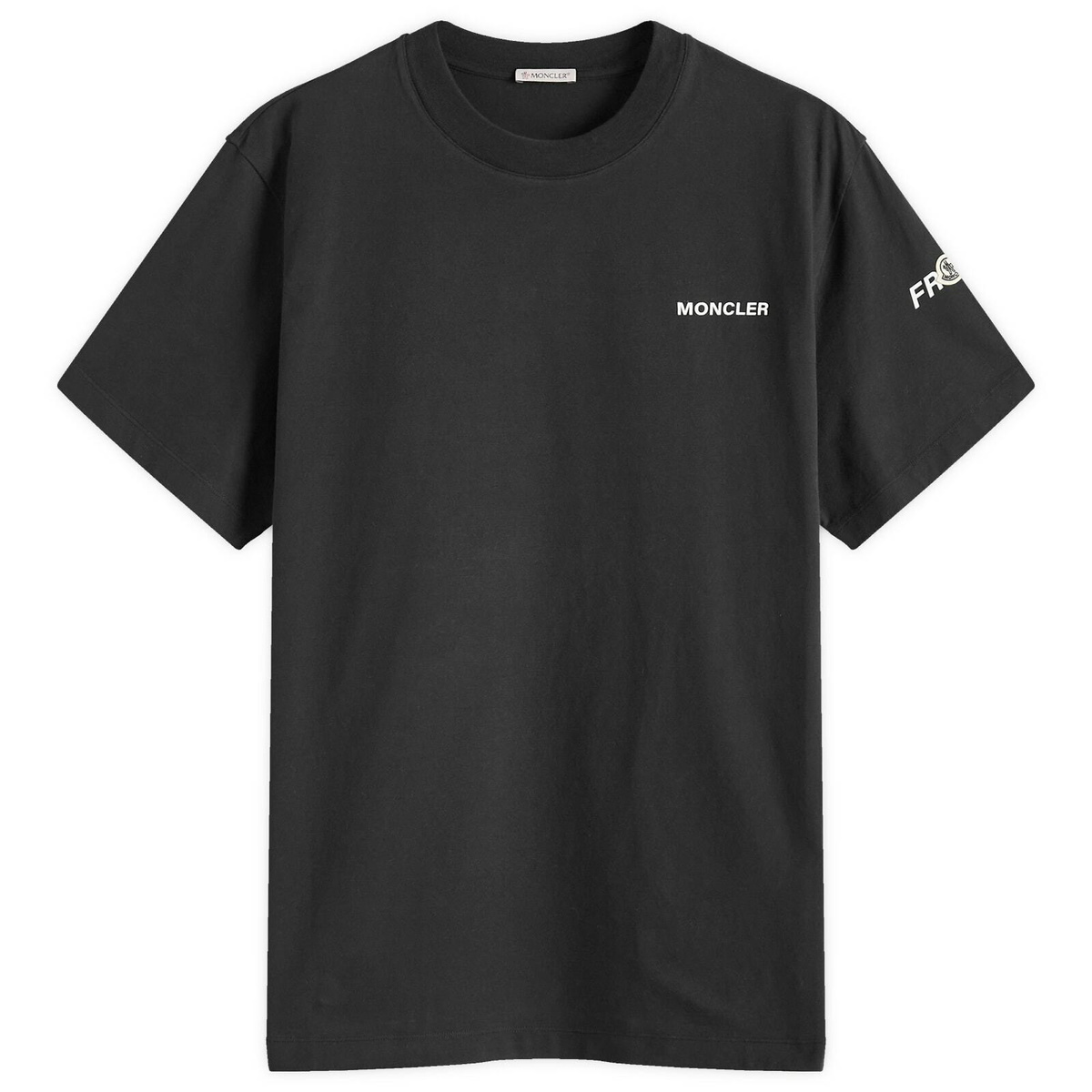 Moncler Men's Genius x FRGMT Logo T-Shirt in Black Moncler