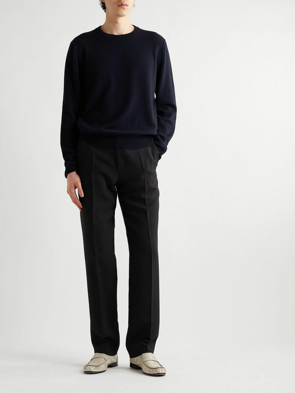 The Row - Benji Cashmere Sweater - Blue The Row