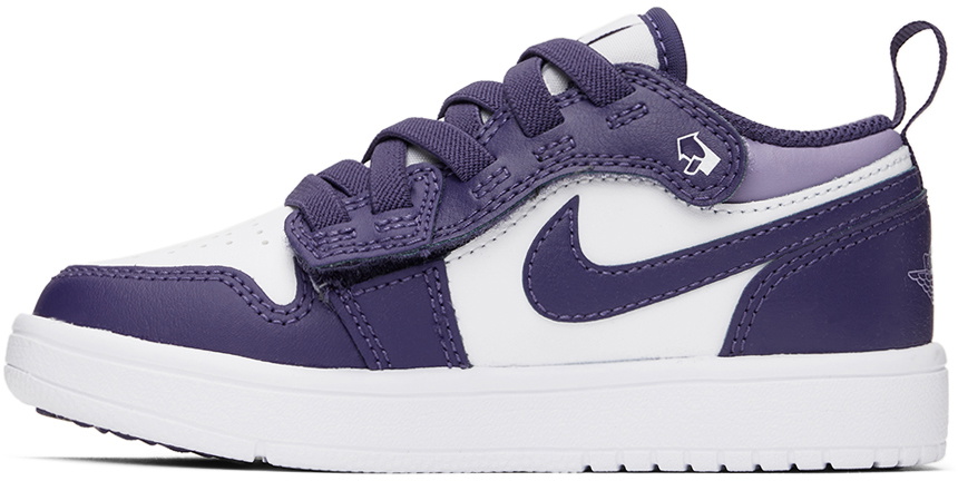 Nike Jordan Kids Purple Jordan 1 Low Alt Little Kids Sneakers Nike ...