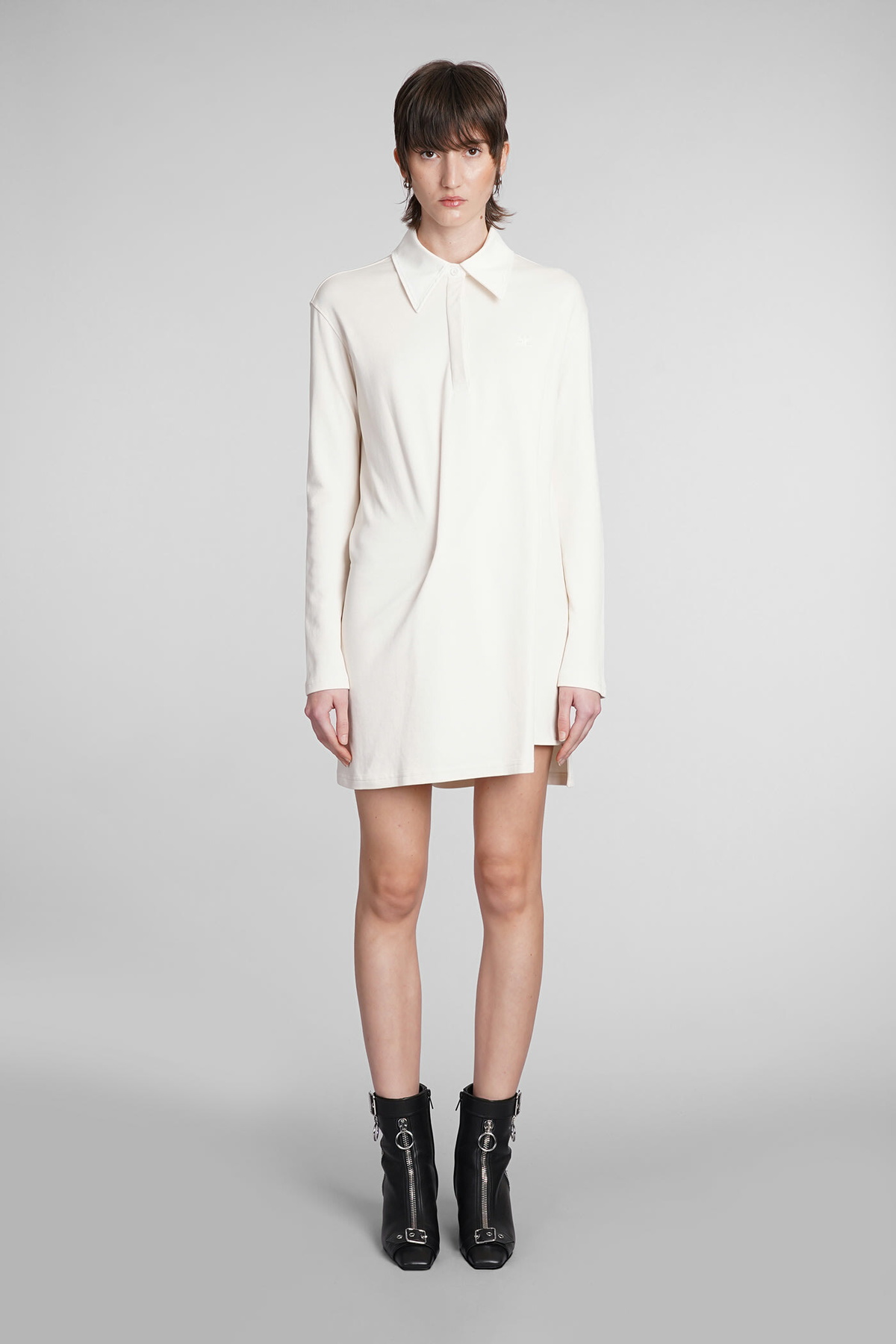 Courrèges Dress In Beige Cotton Courreges