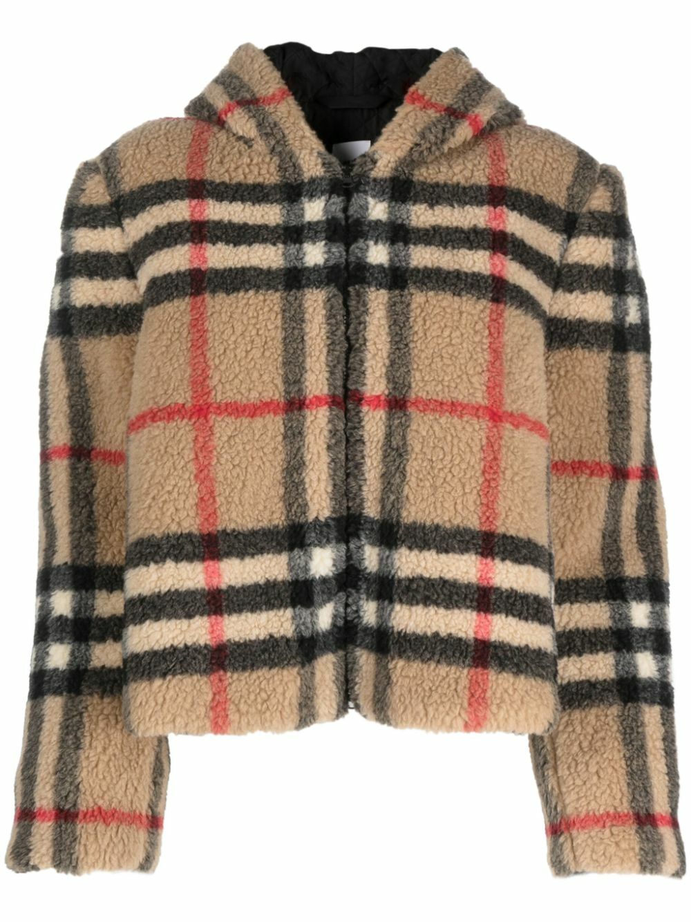 BURBERRY - Wool Reversible Jacket Burberry