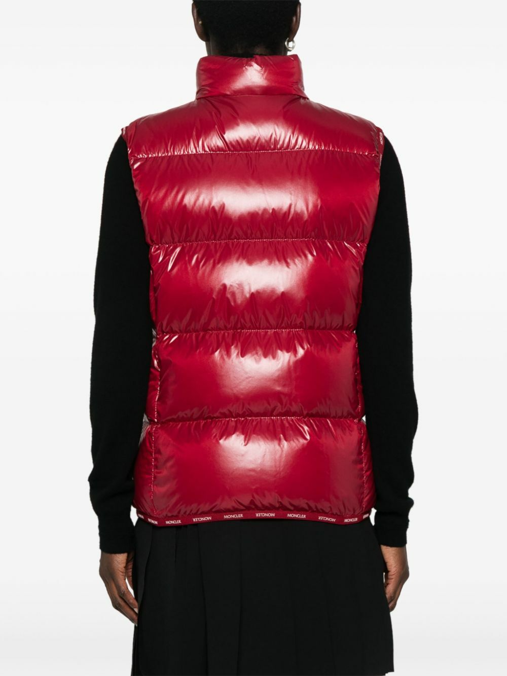 Moncler Red Badia Quilted Gilet Moncler