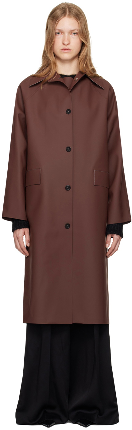 KASSL Editions Burgundy Original Below Rubber Coat Kassl KASSL Editions Burgundy Original Below Rubber Coat Kassl