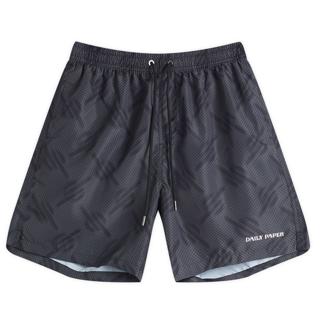 Daily Paper Men's Dotted Monogram Swimshorts in Black Daily Paper