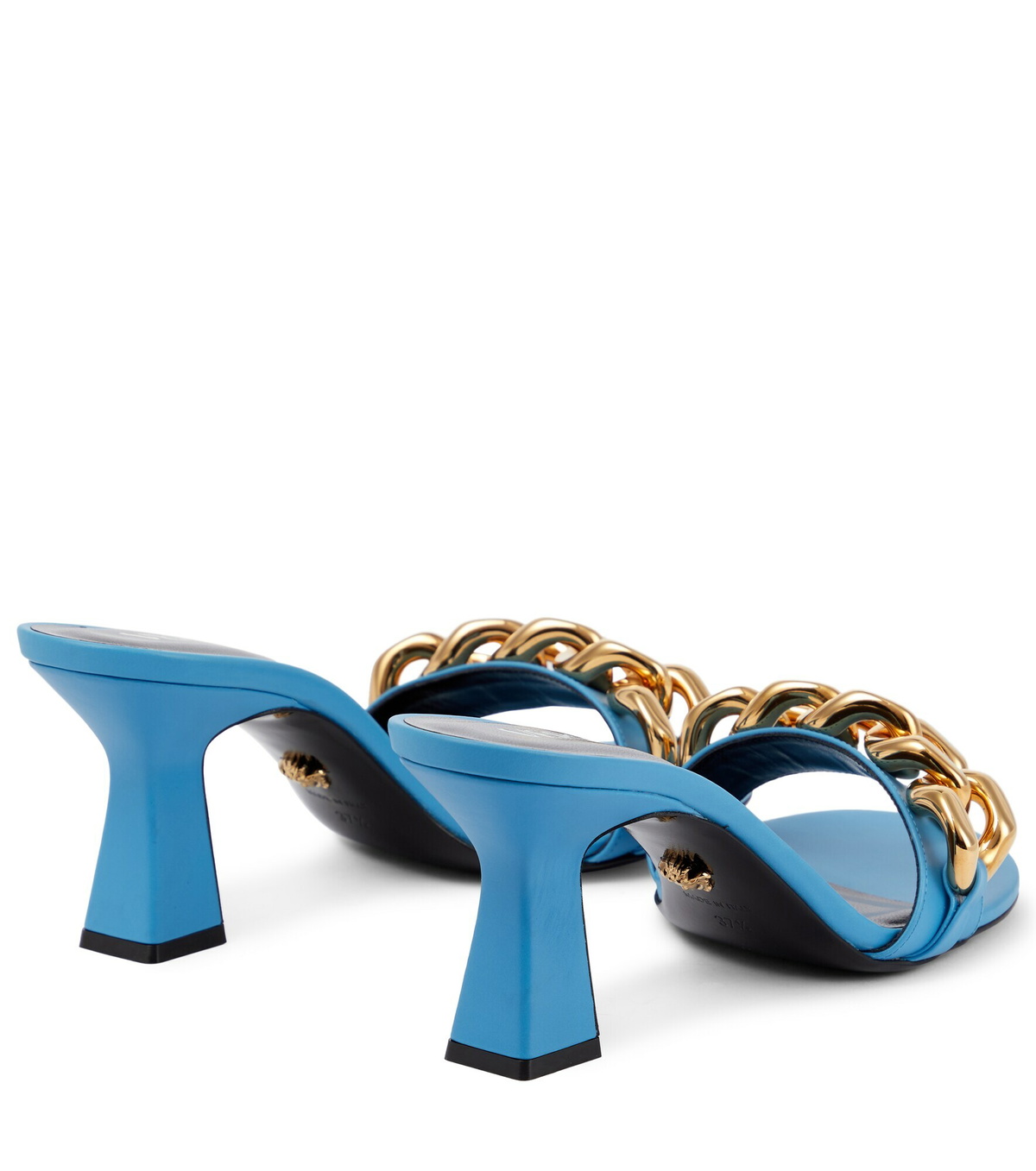 Versace - Medusa Chain leather sandals Versace