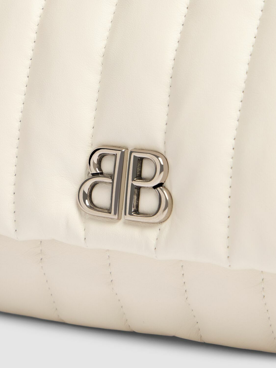 BALENCIAGA Mini Monaco Leather Shoulder Bag Balenciaga