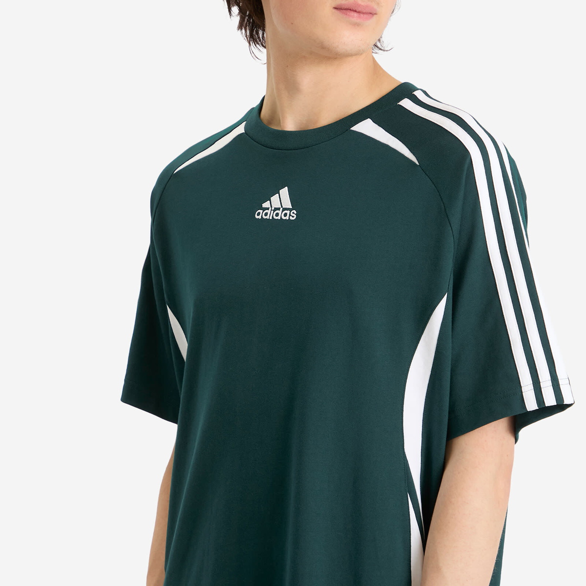Adidas Men's Teamgeist T-Shirt in Aurora Ivy adidas