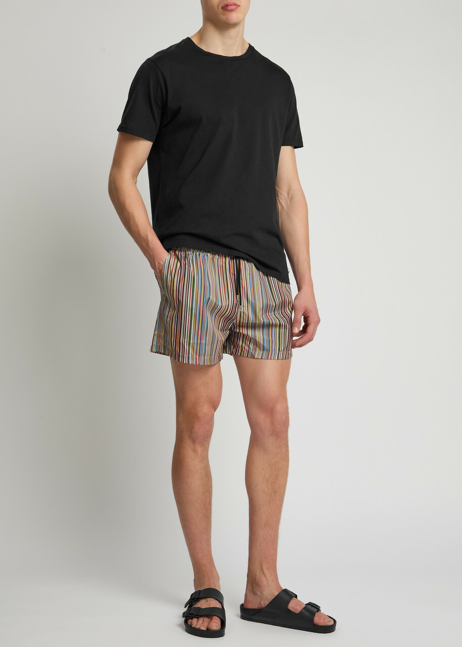 Paul Smith Stripe-print Shell Swim Shorts Multicoloured Paul Smith