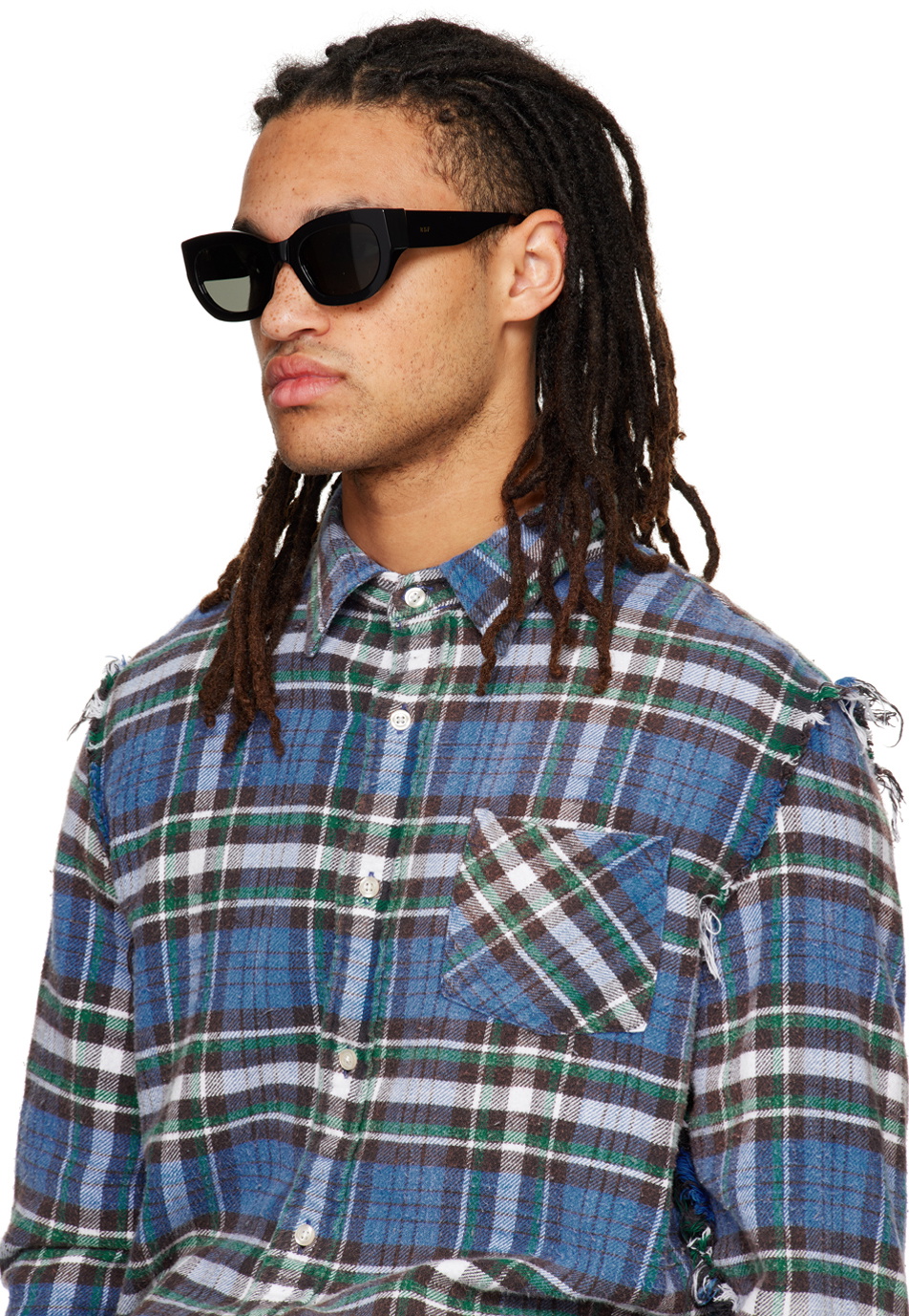 RETROSUPERFUTURE Black Alva Sunglasses RETROSUPERFUTURE