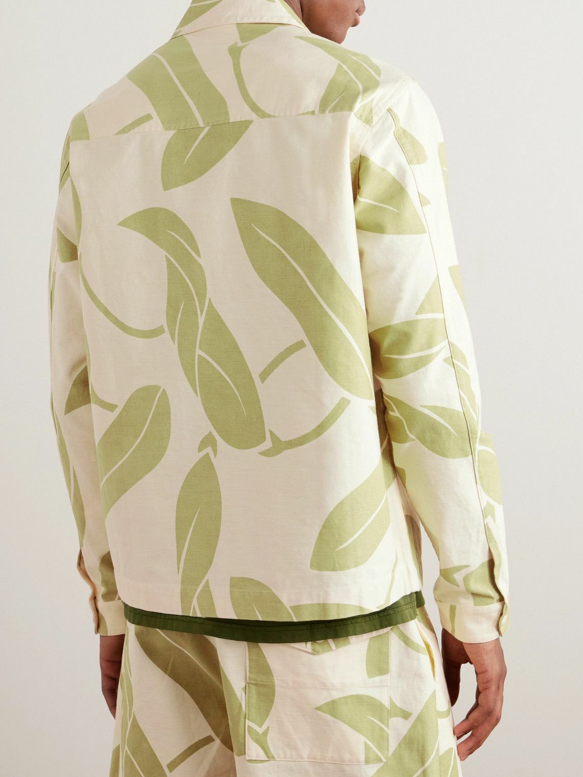 YMC - Bowie Printed Cotton-Canvas Shirt Jacket - Neutrals YMC