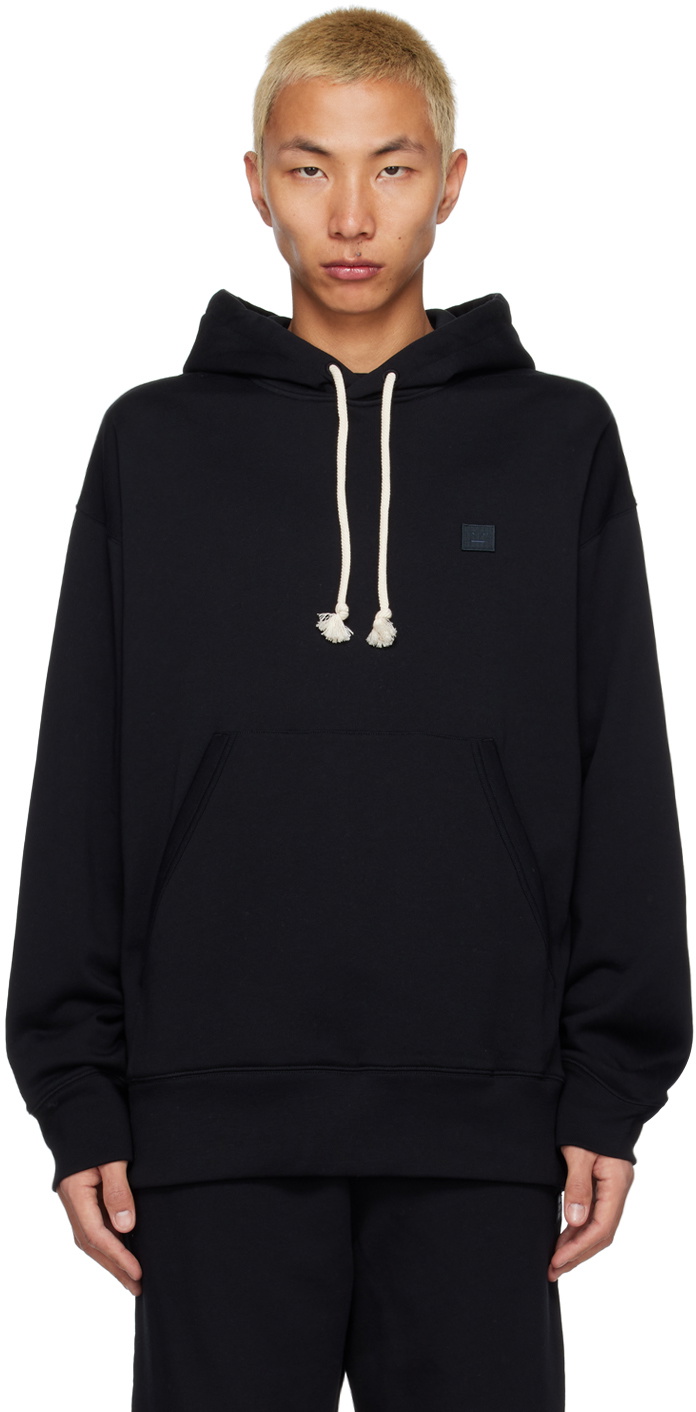 Acne Studios Black Patch Hoodie Acne Studios