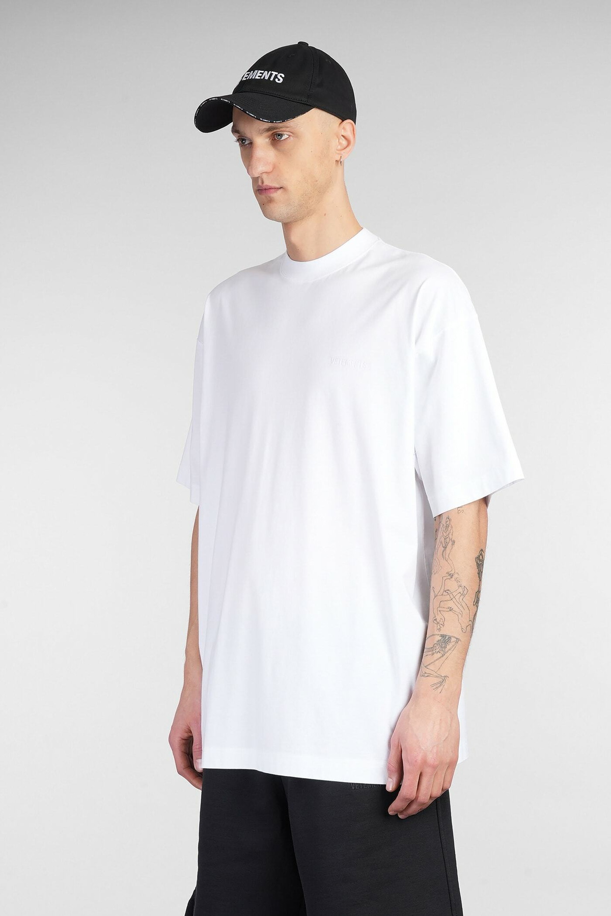 VETEMENTS T-shirt In White Cotton Vetements