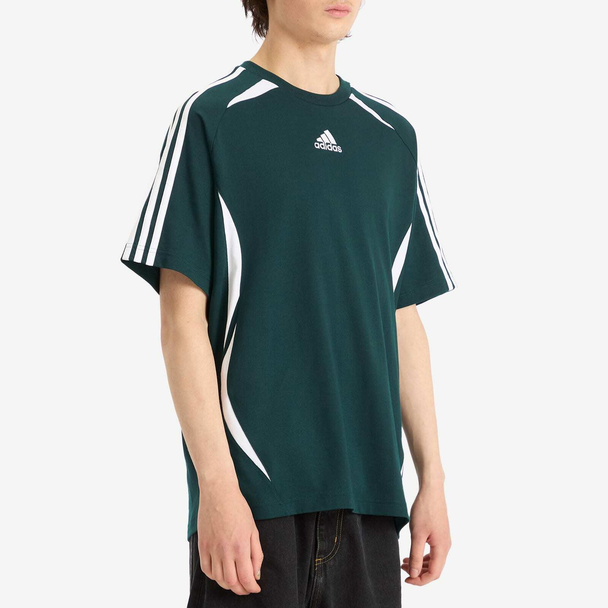 Adidas Men's Teamgeist T-Shirt in Aurora Ivy adidas