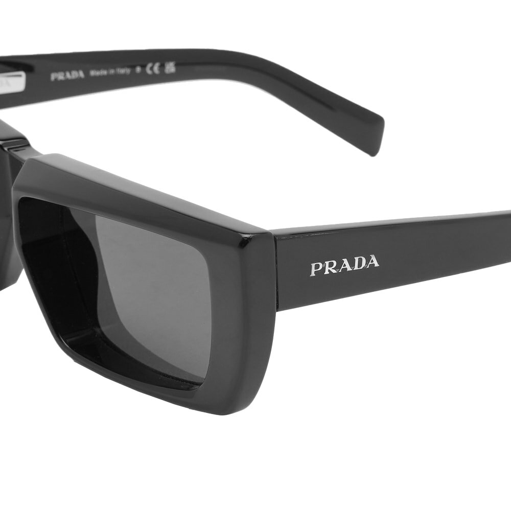Prada Eyewear Men's PR 24YS Sunglasses in Black/Dark Grey Prada