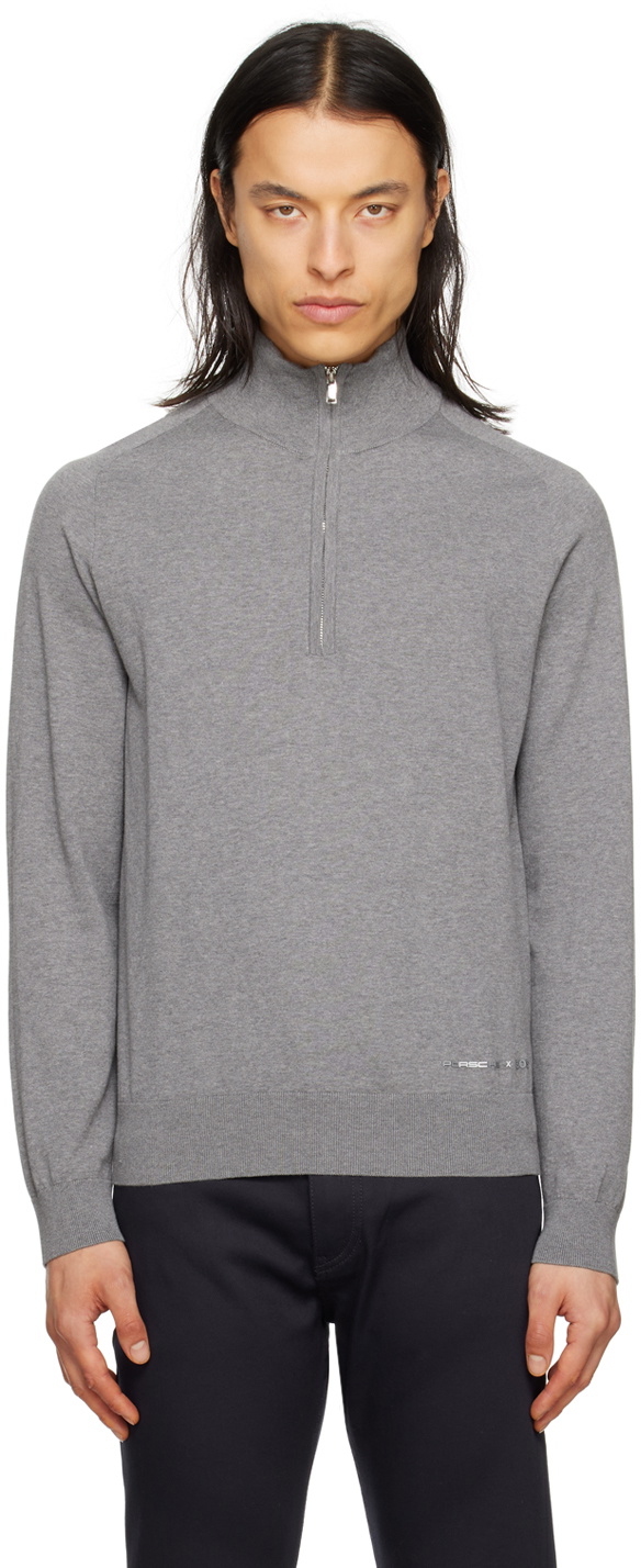 BOSS Gray Porsche Edition Sweater BOSS
