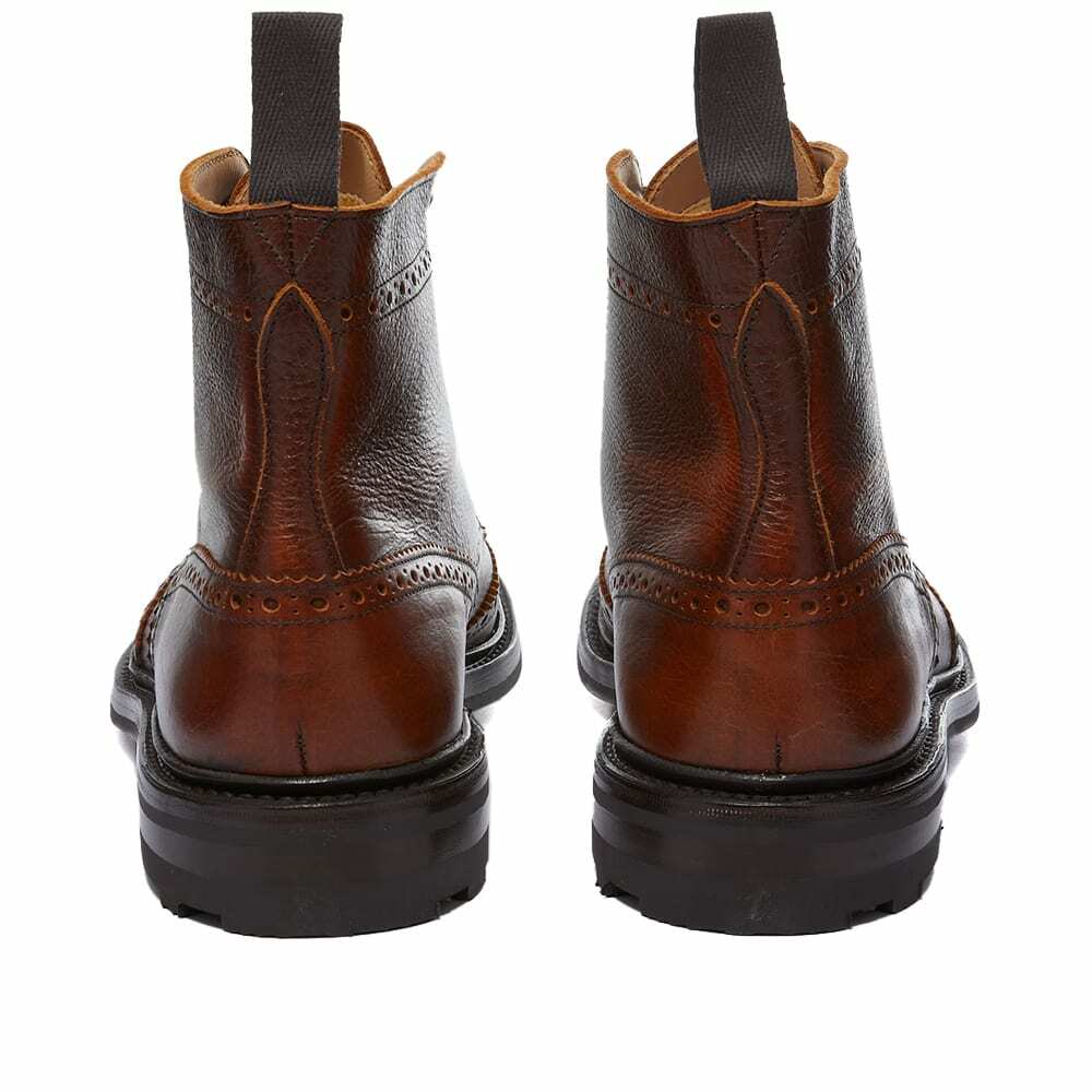 Tricker's Men's Trickers Stow Derby Brogue Boot in Caramel Kudu Tricker's