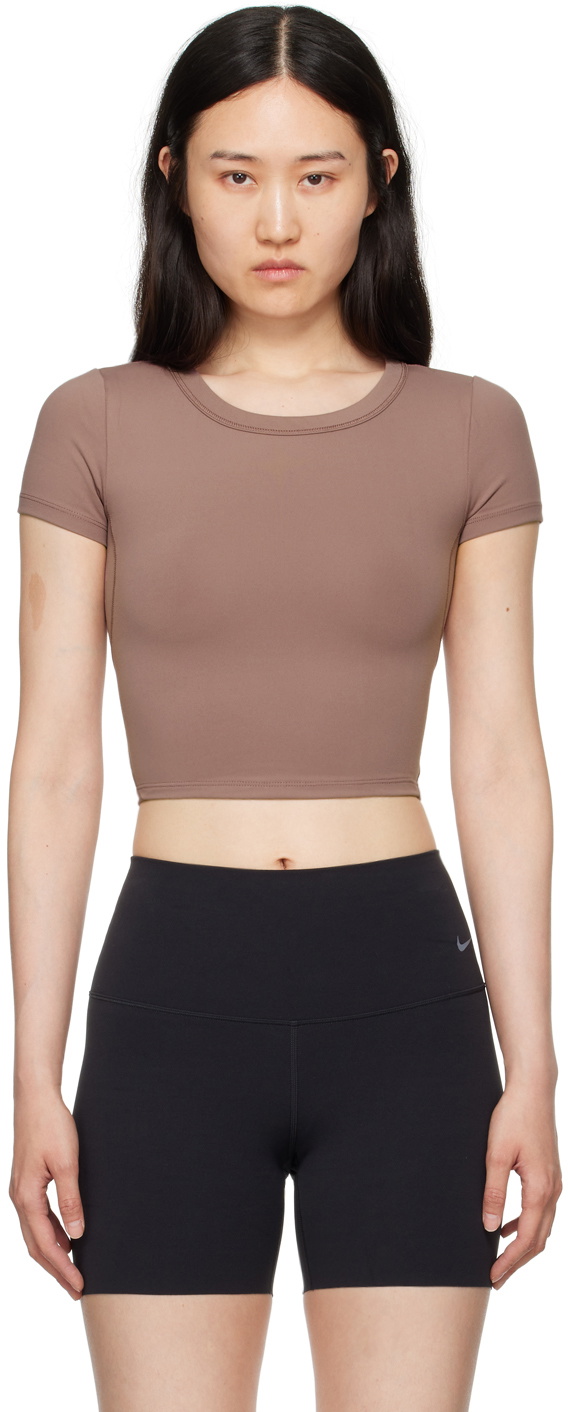 Nike Brown One Fitted Top Nike