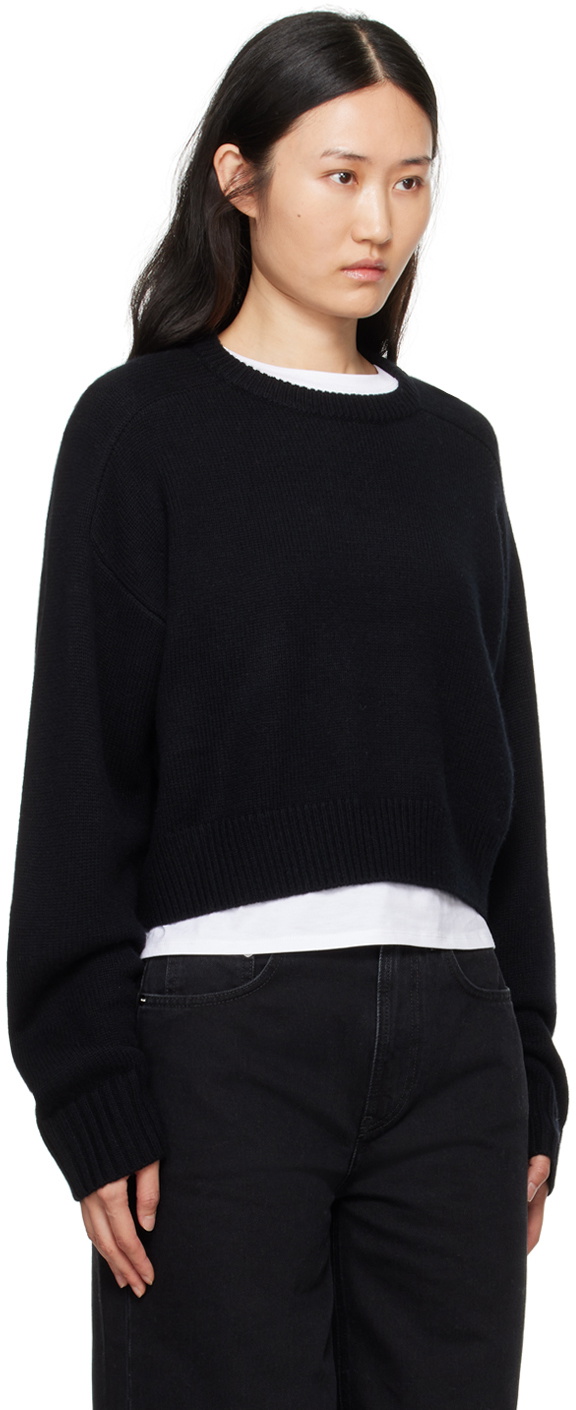 Loulou Studio Black Bruzzi Sweater Loulou Studio