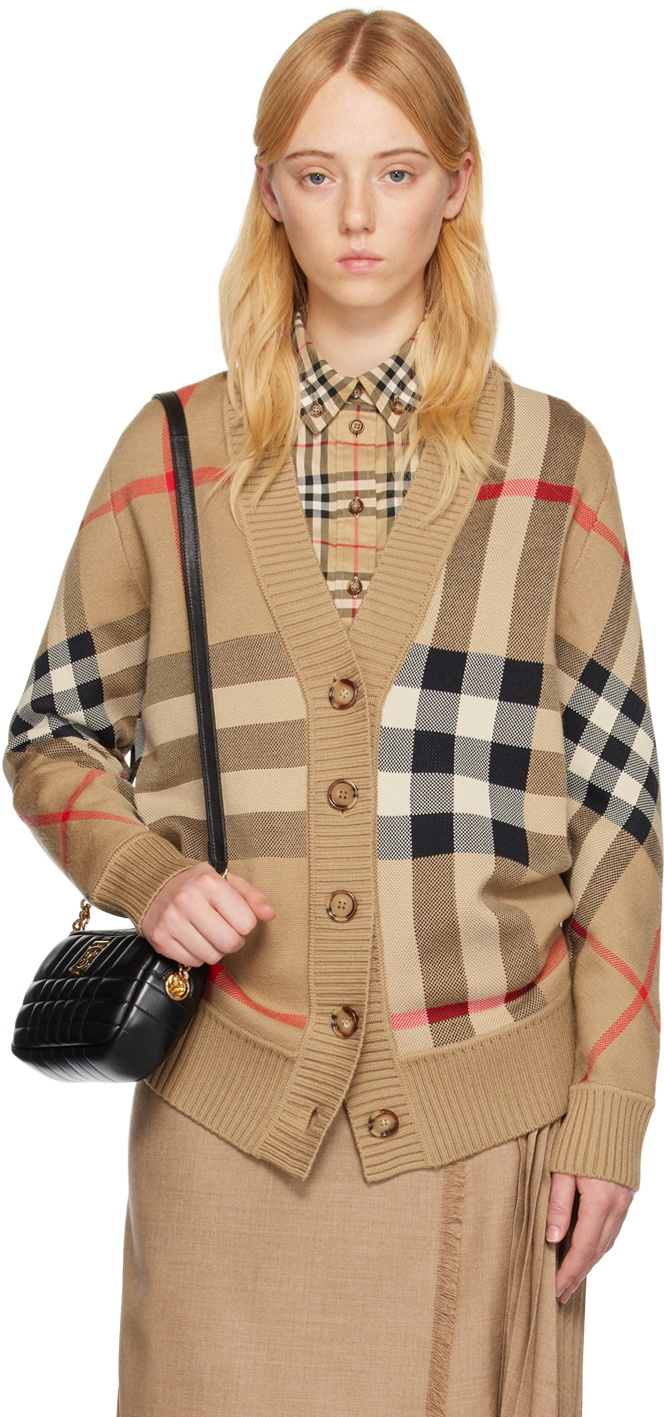 Burberry Beige Caragh Cardigan Burberry