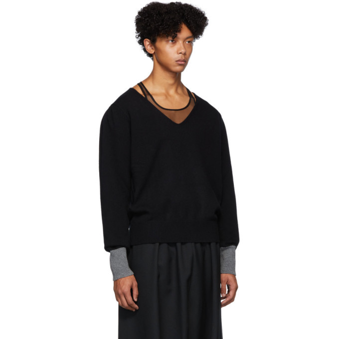 Random Identities Black Morse Code Sweater Random Identities