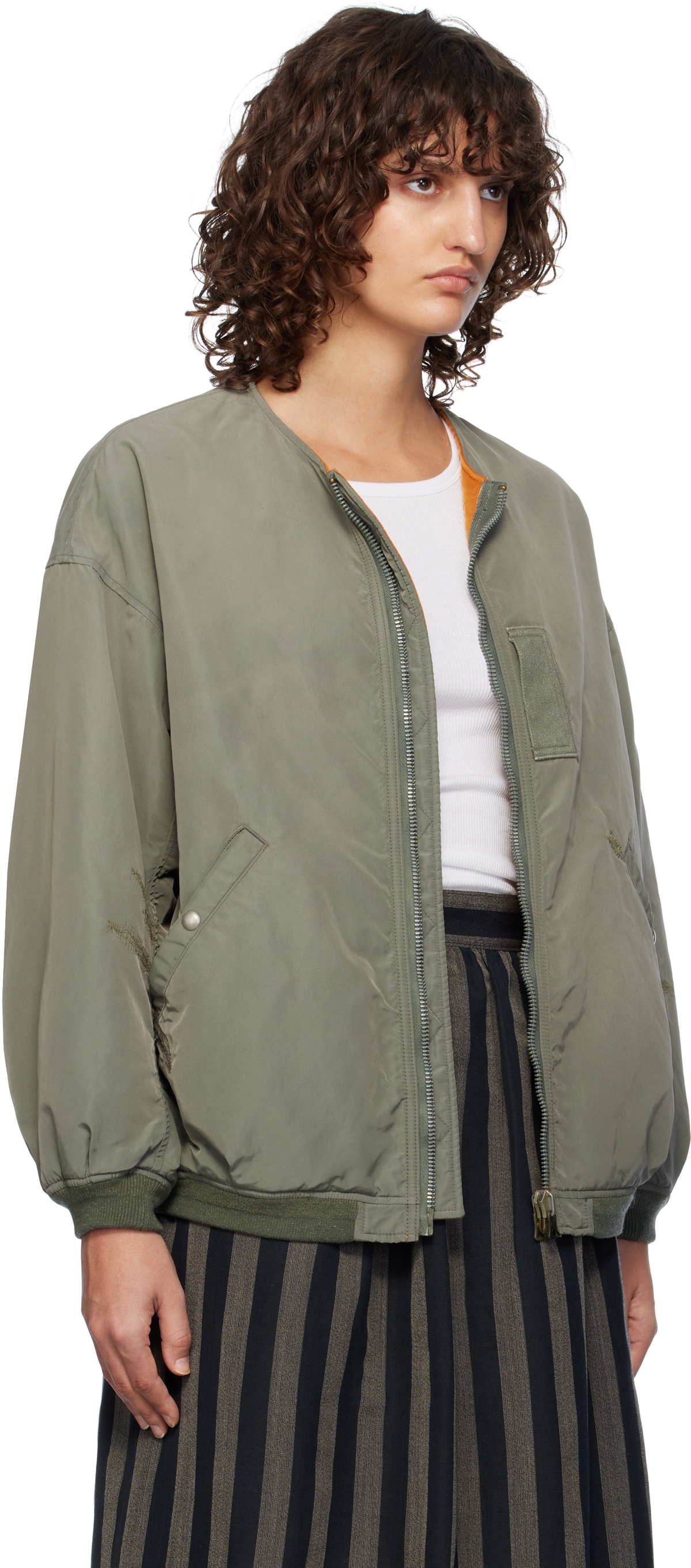 visvim Green Thorson Bomber Jacket Visvim