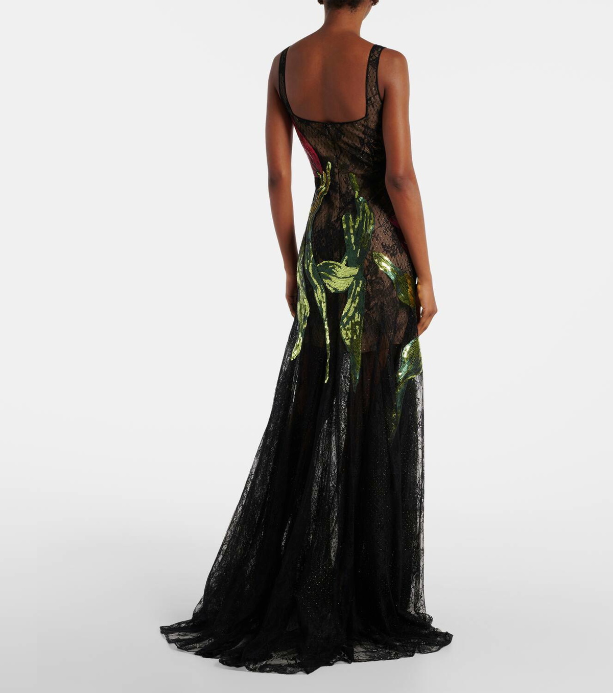 Costarellos Felice sequined gown Costarellos
