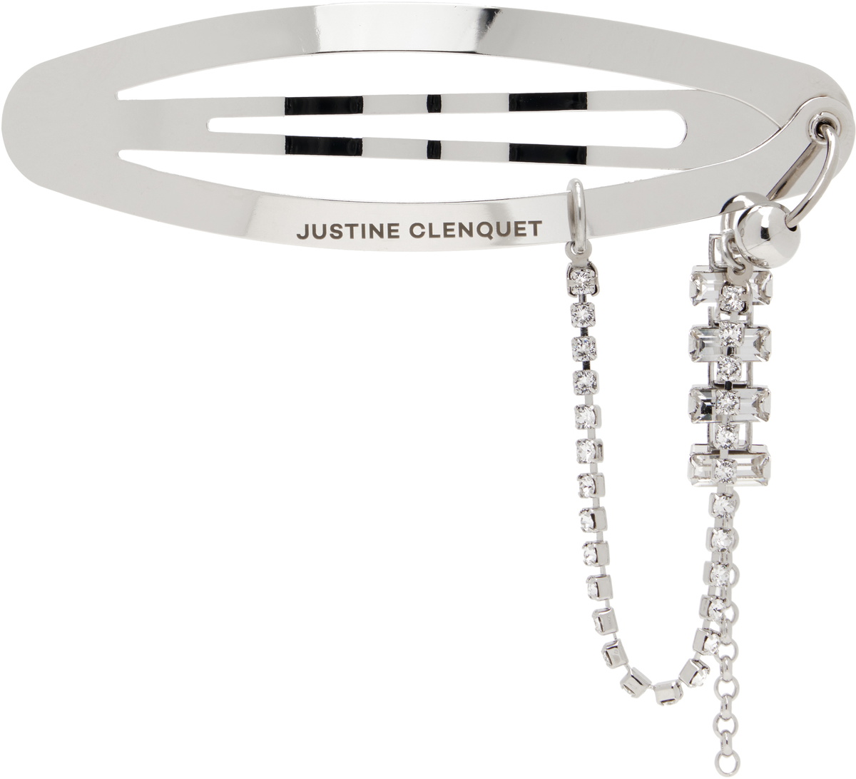 Justine Clenquet Silver Chloë Hair Clip Justine Clenquet