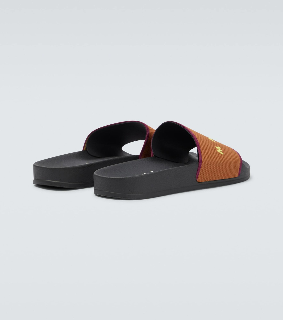 Marni - Logo jacquard slides Marni