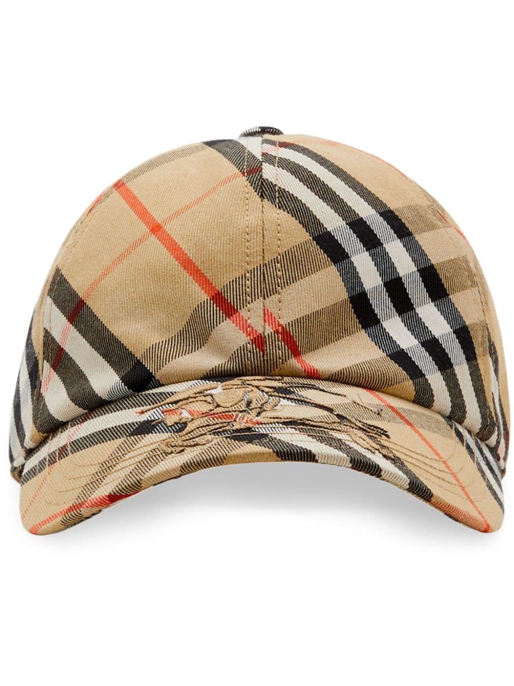 BURBERRY - Check Baseball Cap Burberry