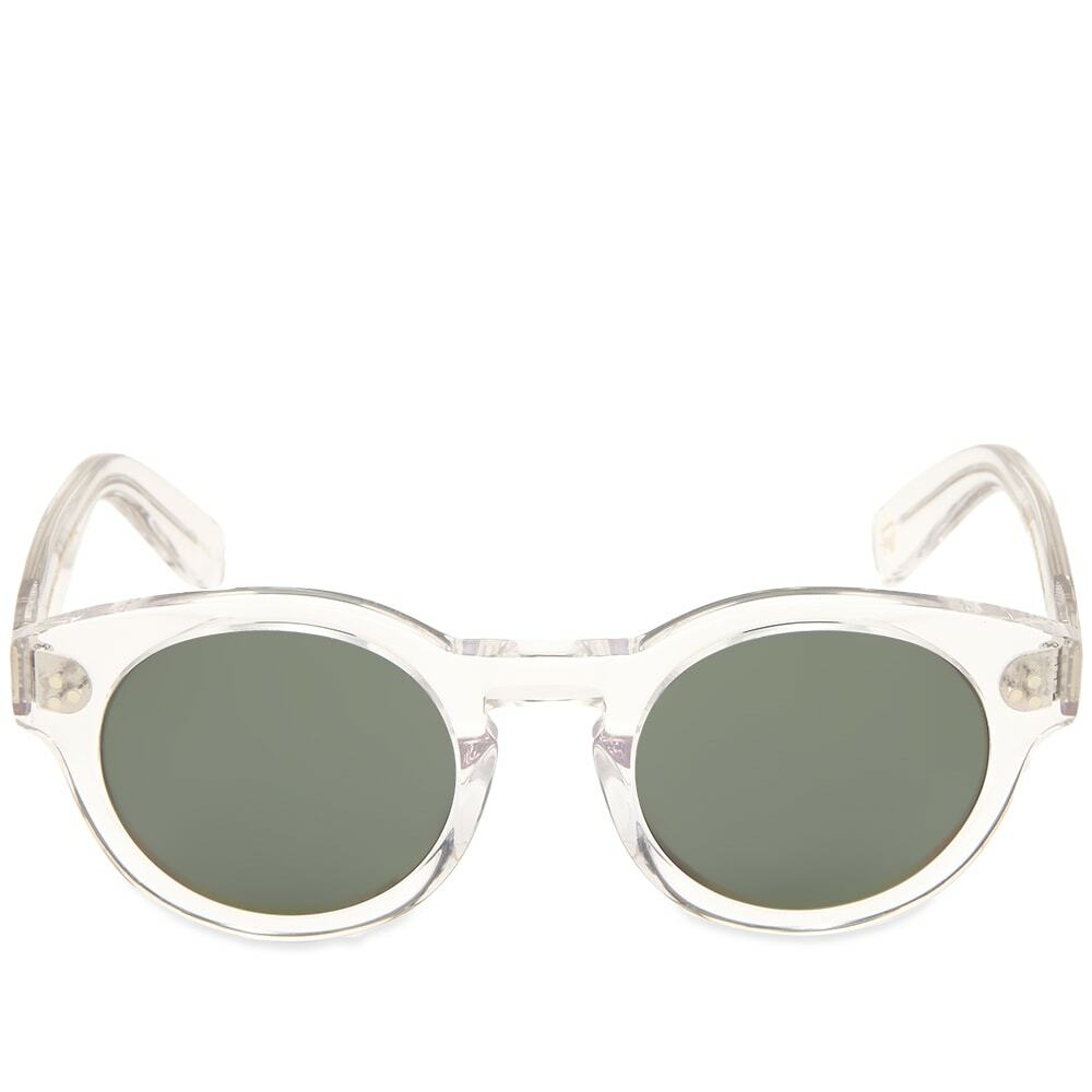 Moscot Women's Grunya Sunglasses in Crystal/G-15 Moscot