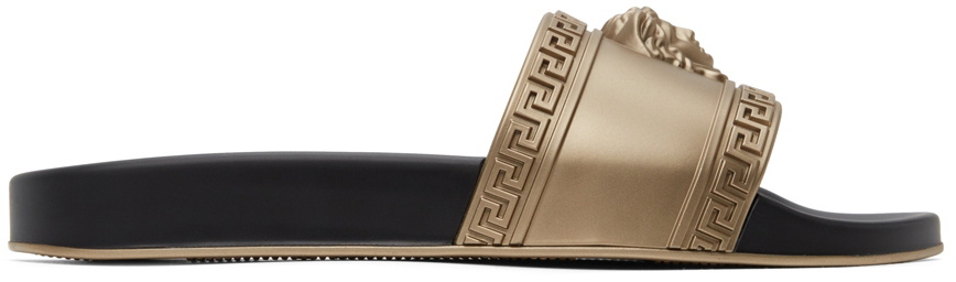 Versace Gold Palazzo Pool Slides Versace