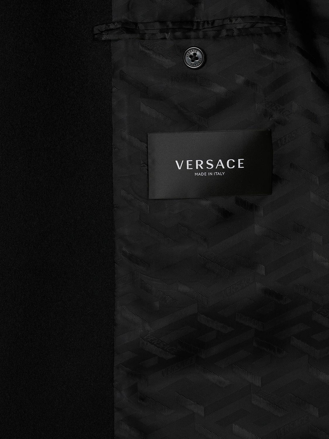 VERSACE - Wool Peacoat Versace