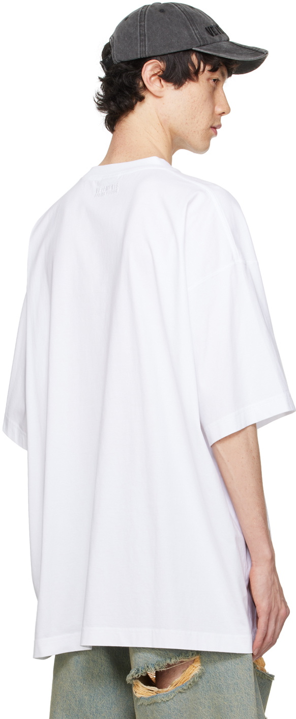 VETEMENTS White Spring Water T-Shirt Vetements