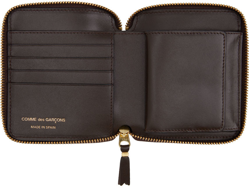 COMME des GARÇONS WALLETS Brown Classic Wallet Comme des Garcons Wallets