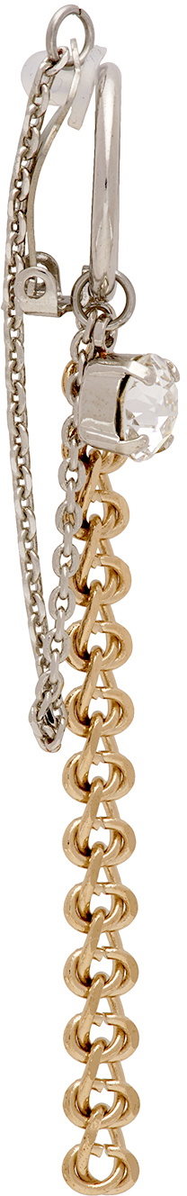 Justine Clenquet Silver Mismatched Chen Earrings Justine Clenquet