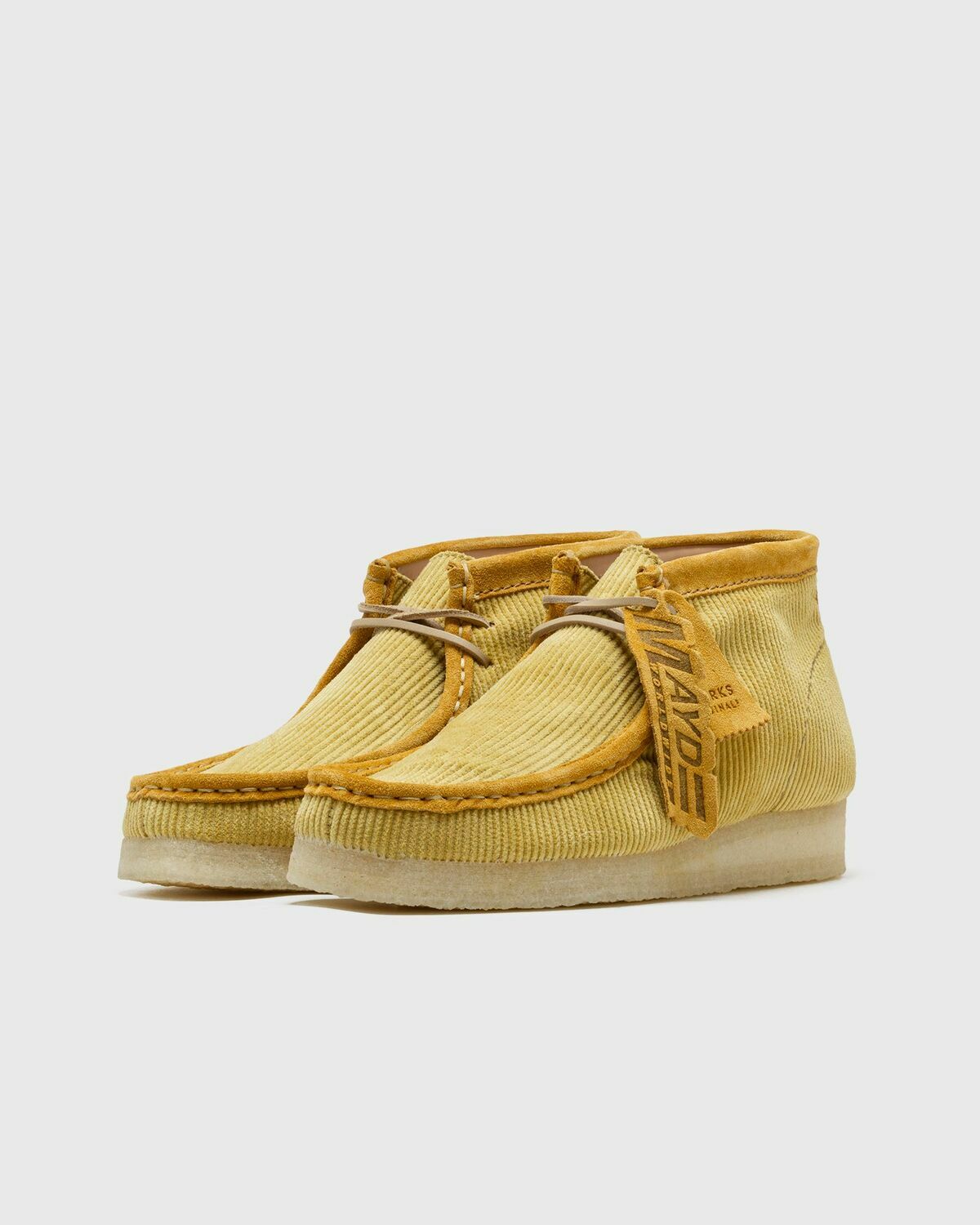 Clarks Originals Mayde X Wallabee Boot Yellow Boots Clarks Originals