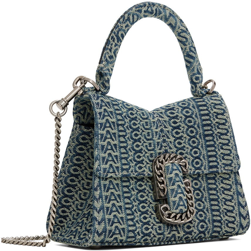 Marc Jacobs Blue 'The St. Marc Mini Top Handle' Bag Marc Jacobs