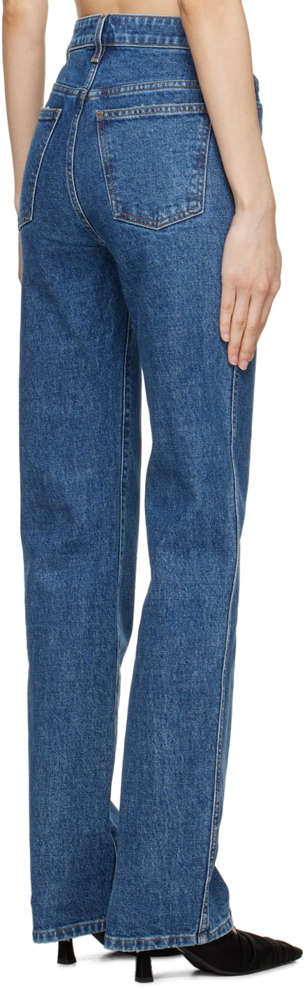 KHAITE Blue Danielle Jeans Khaite