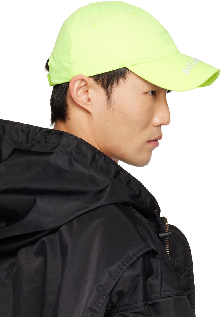 Balenciaga Yellow Distressed Cap Balenciaga