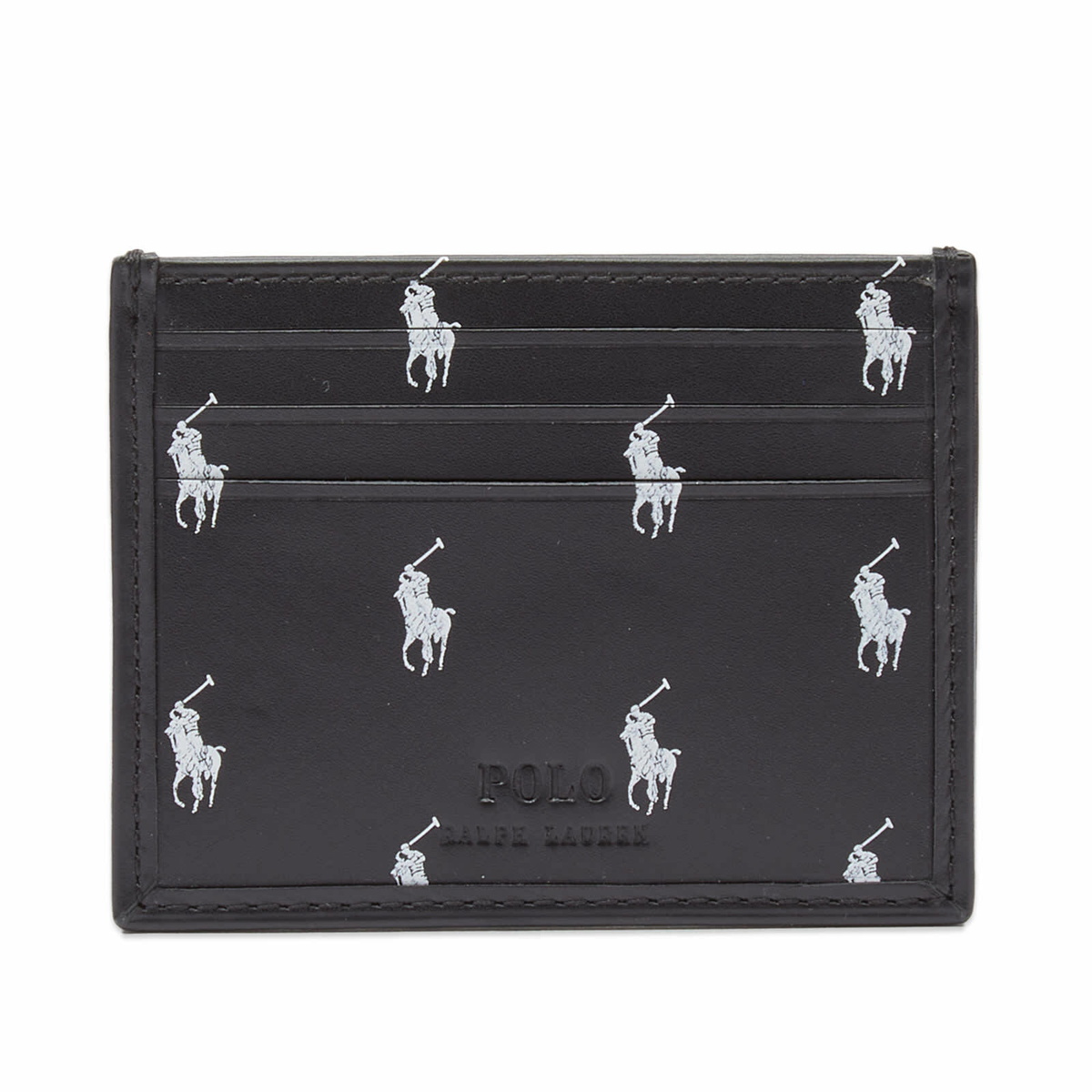 Polo Ralph Lauren Men's Multi Pony Player Card Holder in Black/White ...