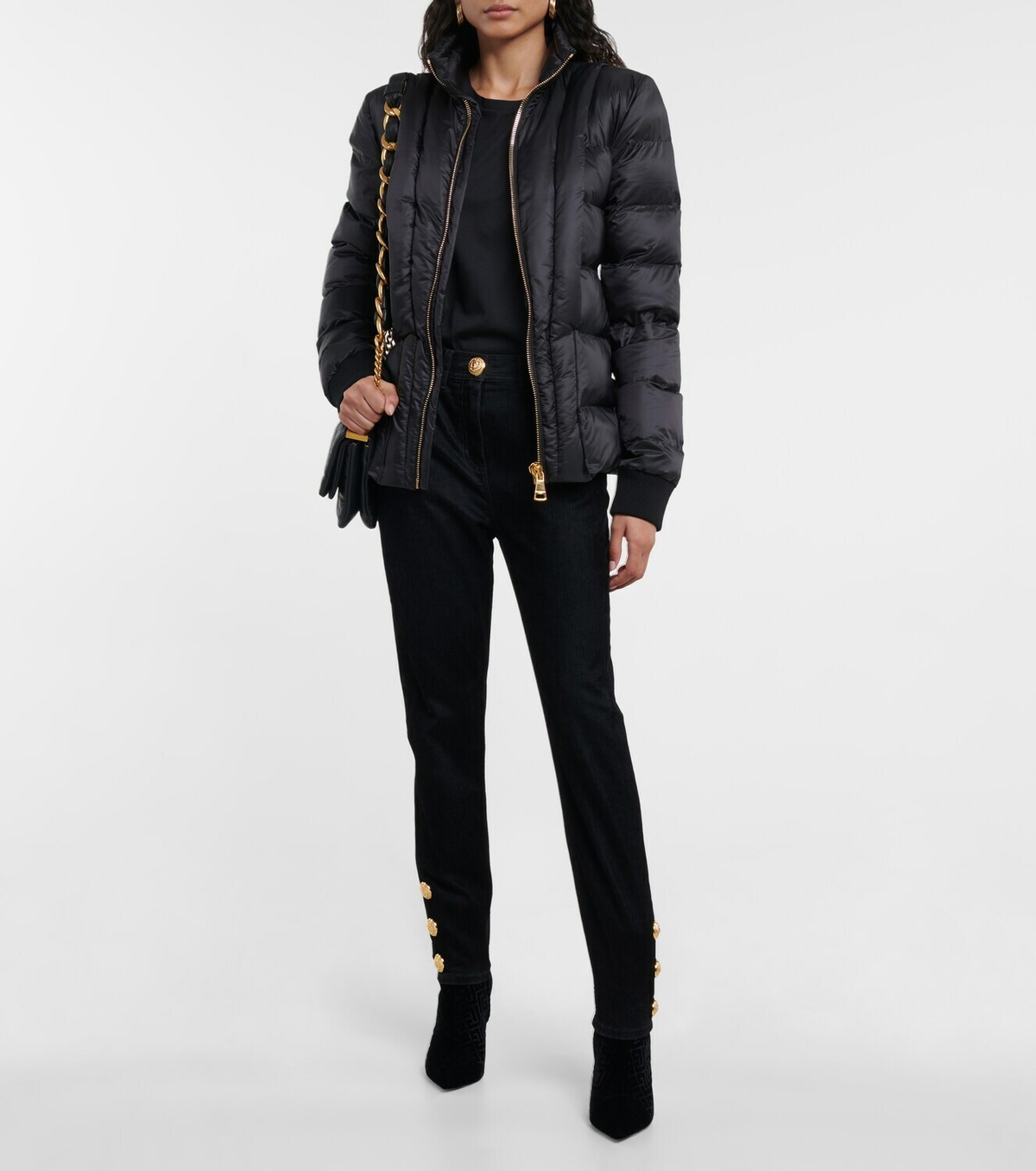Balmain Harnessed down jacket Balmain