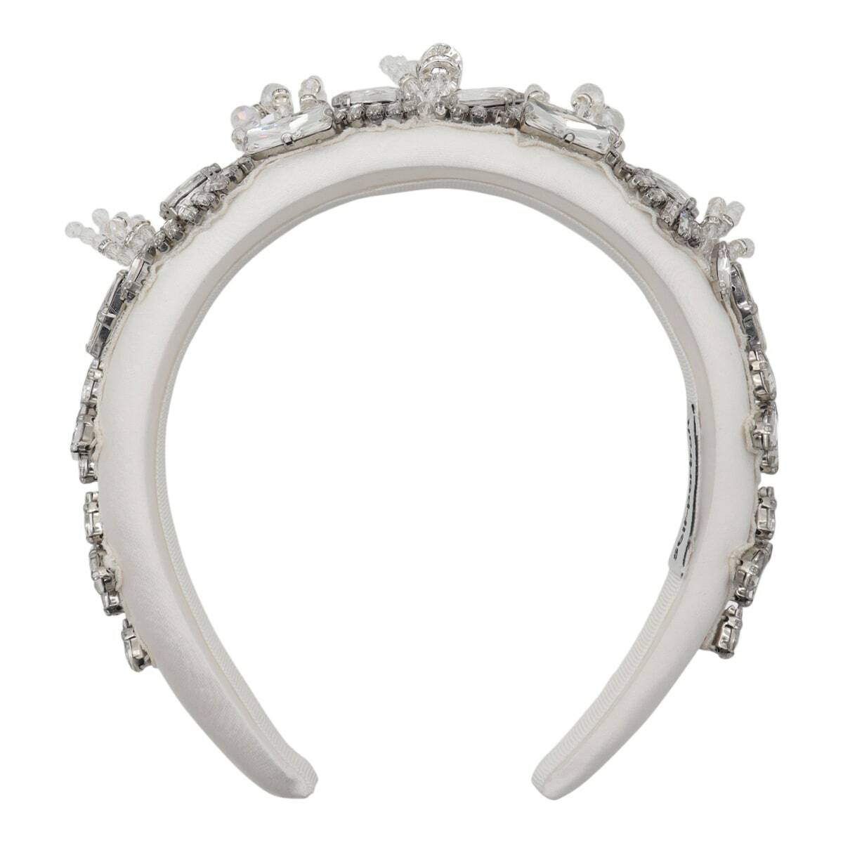 self-portrait Cream Cotton And Metal Hair Accessories Self-Portrait