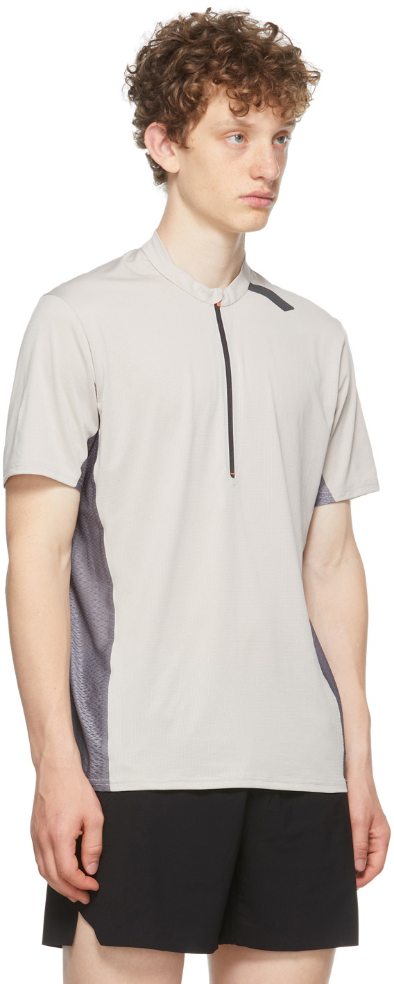 Soar Running Grey Half-Zip T-Shirt Soar Running