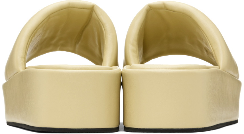 Stand Studio Green Phoebe Flatform Sandals Stand Studio