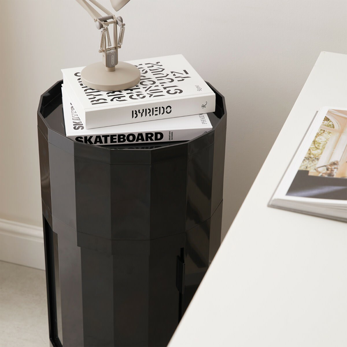 HAY Facet Cabinet - Tall in Anthracite HAY